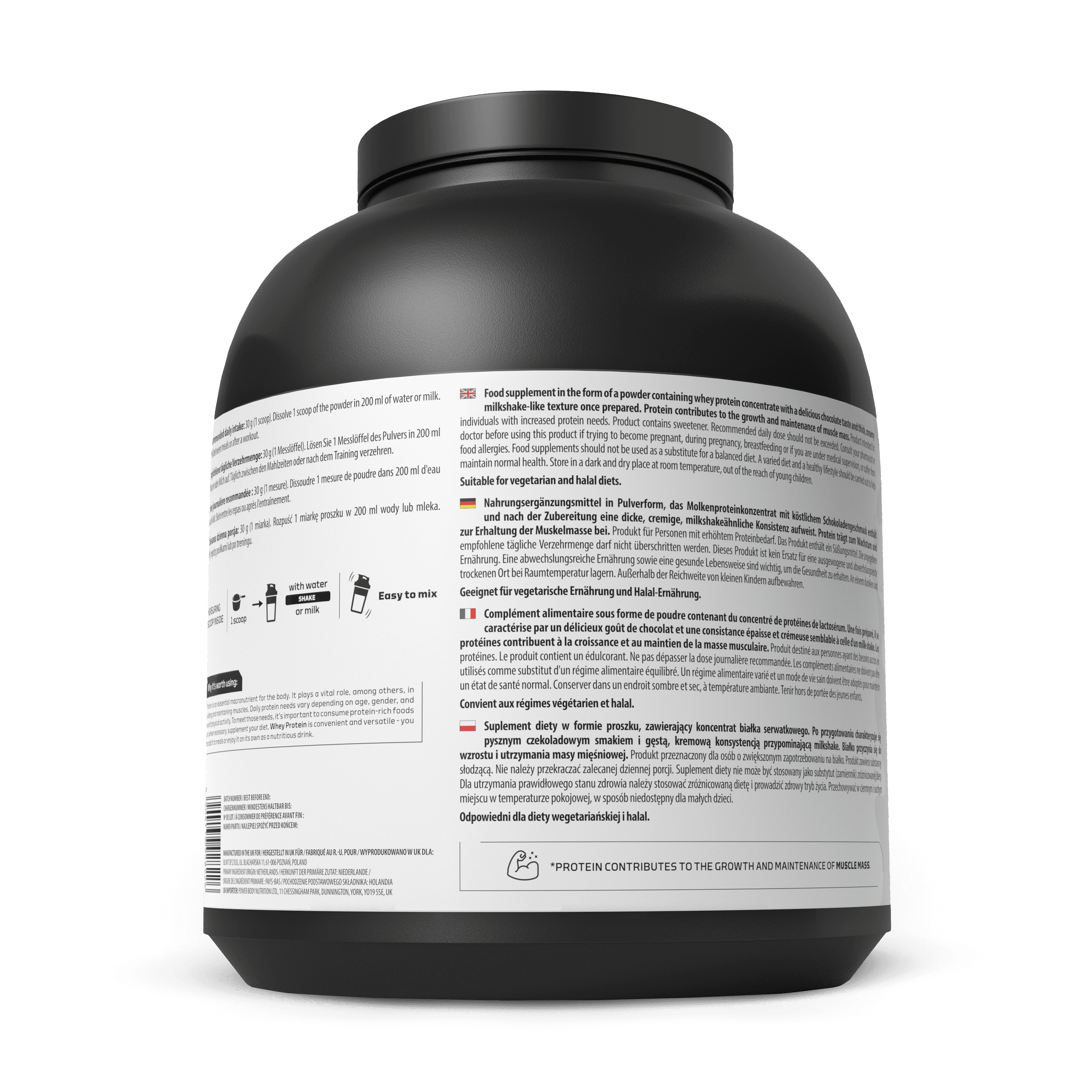 Whey Protein Chocolate Milkshake | Skill Nutrition